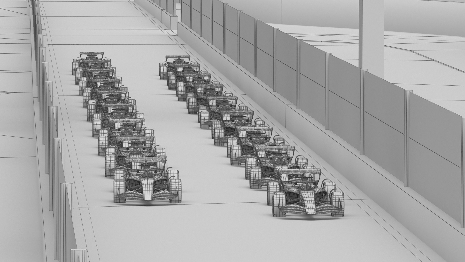 3D F1 Race Track - TurboSquid 2240563
