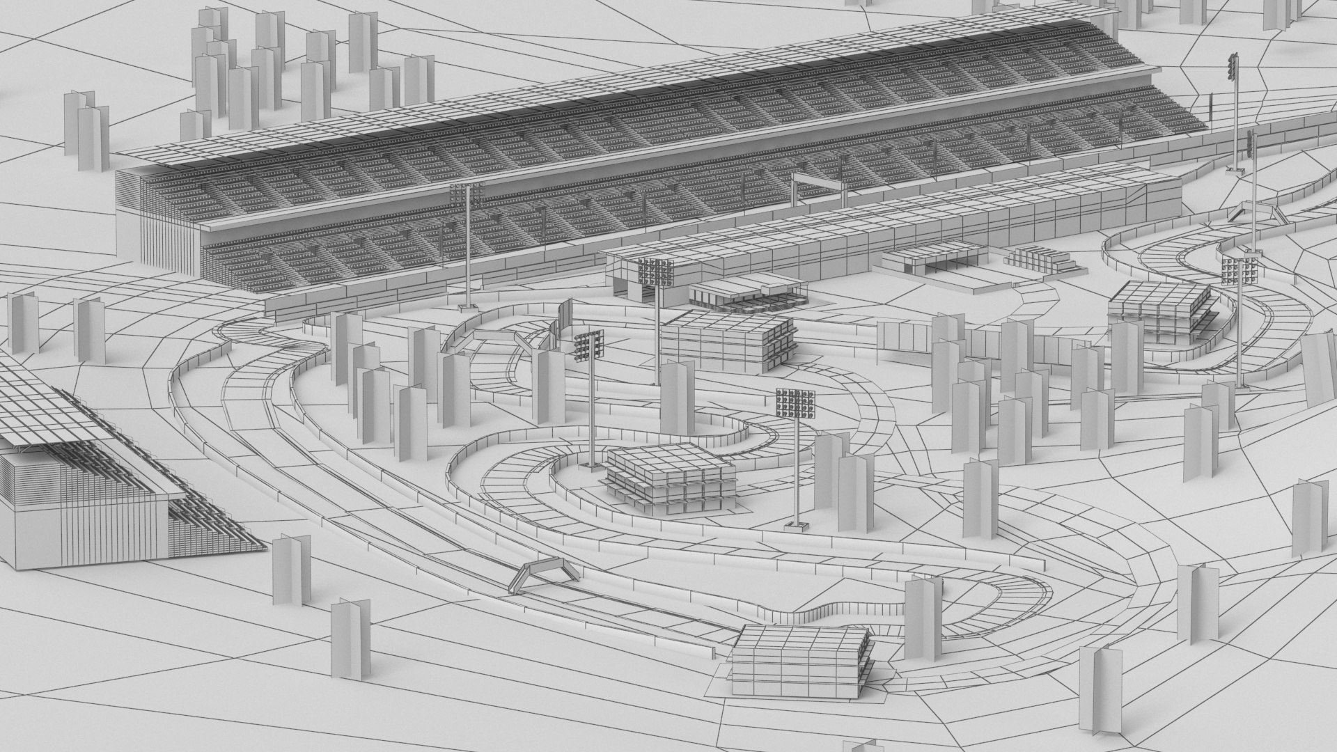 3D F1 Race Track - TurboSquid 2240563