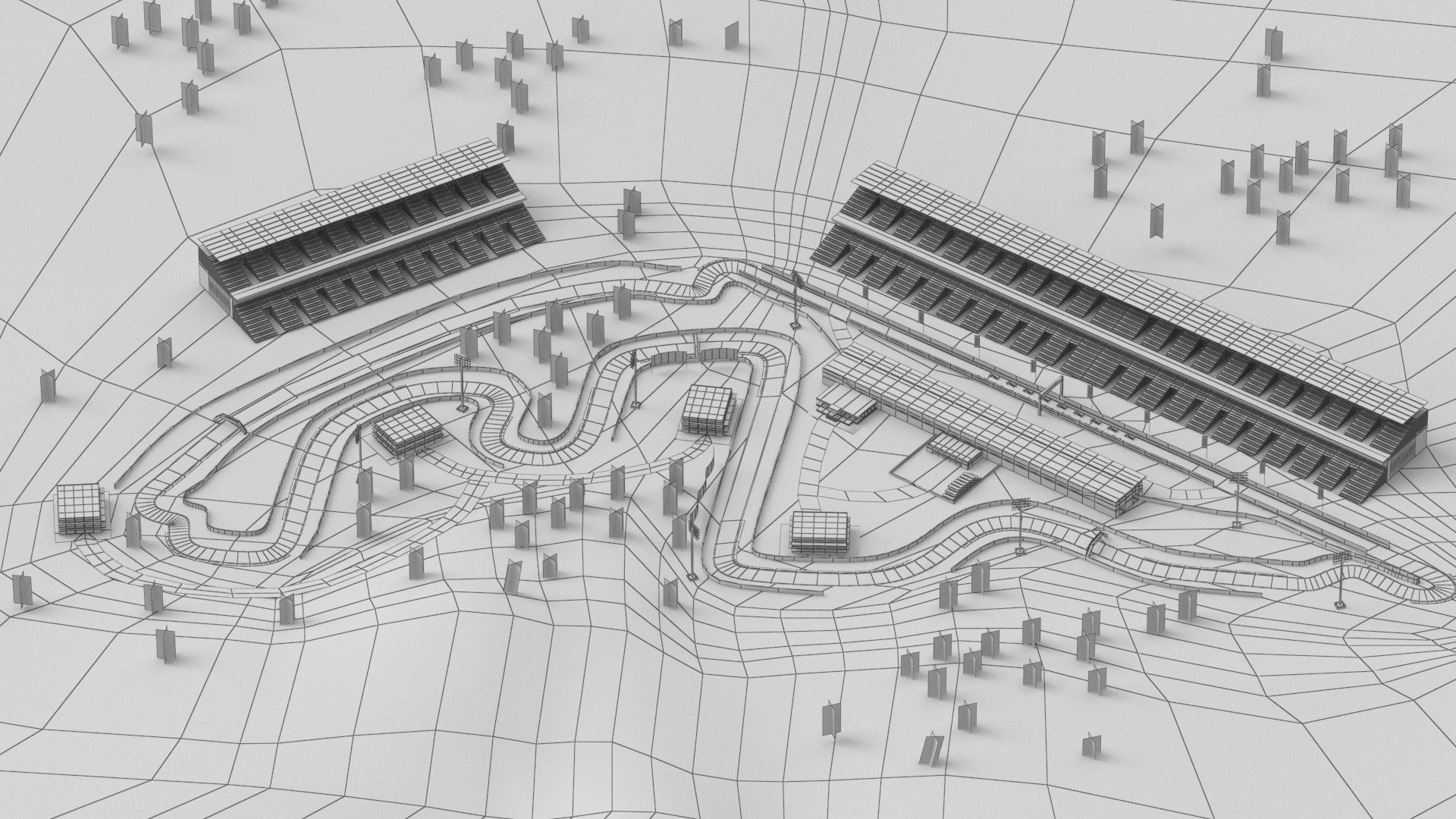 3D F1 Race Track - TurboSquid 2240563