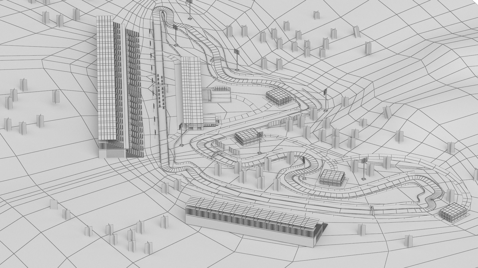 3D F1 Race Track - TurboSquid 2240563