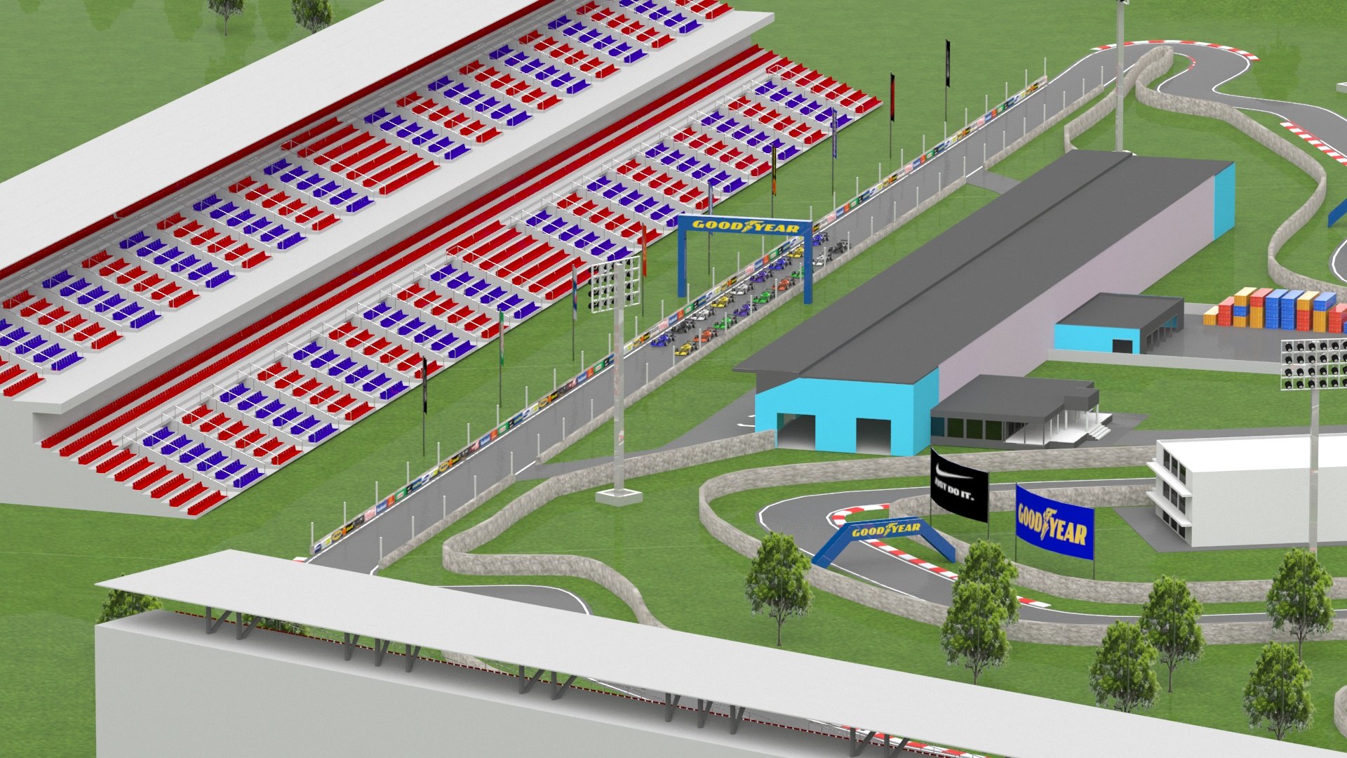 3D F1 Race Track - TurboSquid 2240563