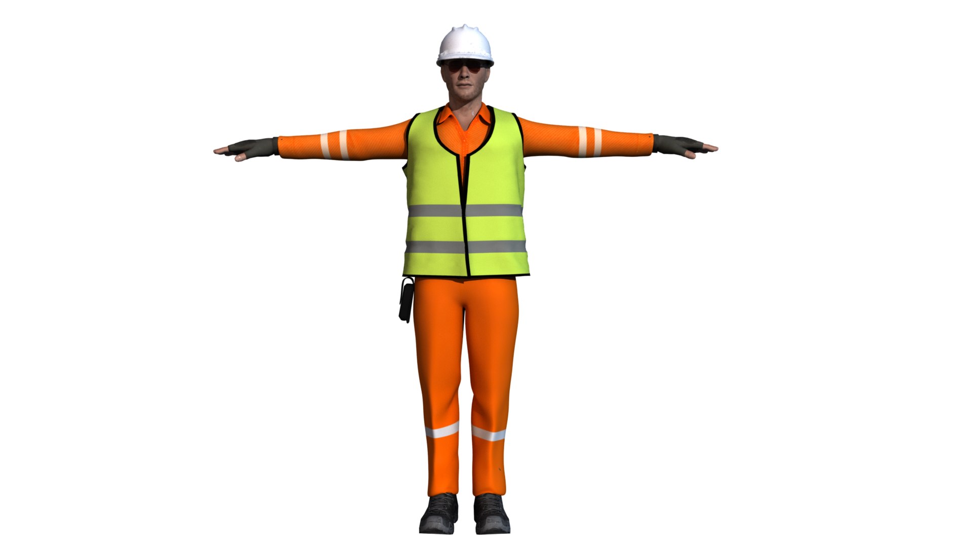 Worker Construction Engineer 3D Model - TurboSquid 2184760