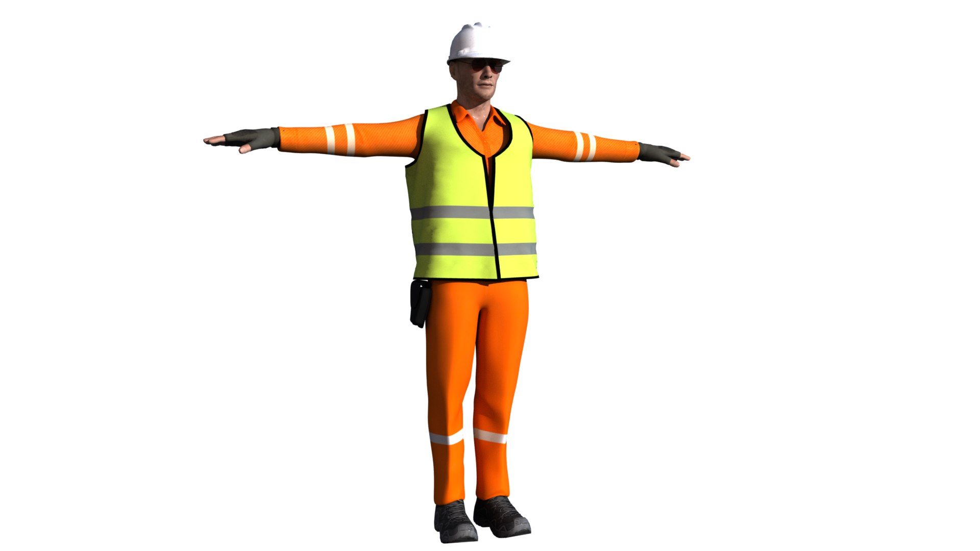 Worker Construction Engineer 3D Model - TurboSquid 2184760