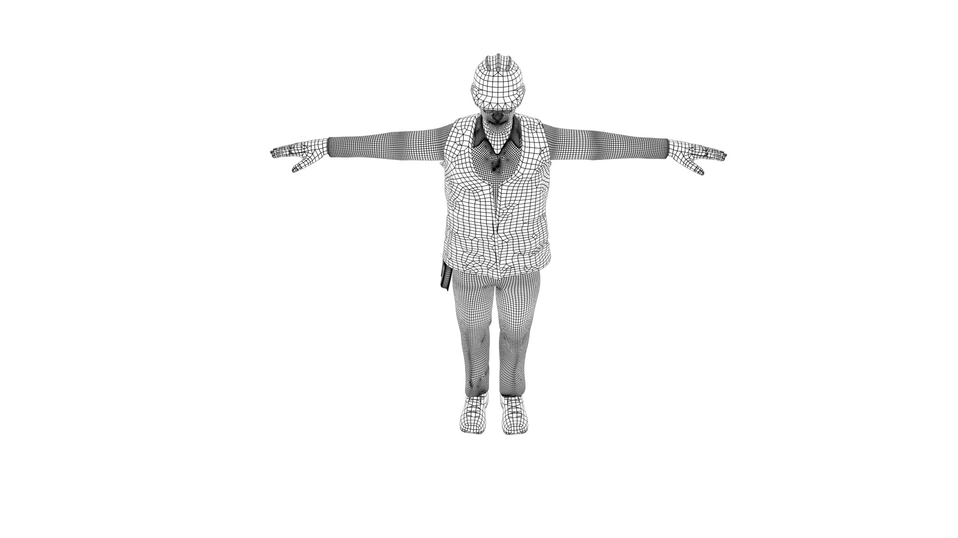 Worker Construction Engineer 3D Model - TurboSquid 2184760