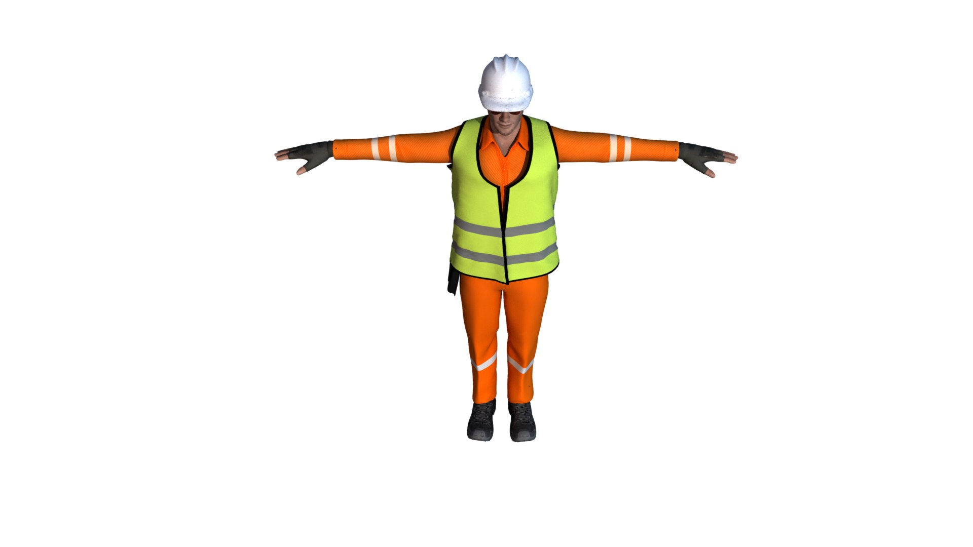 Worker Construction Engineer 3D Model - TurboSquid 2184760