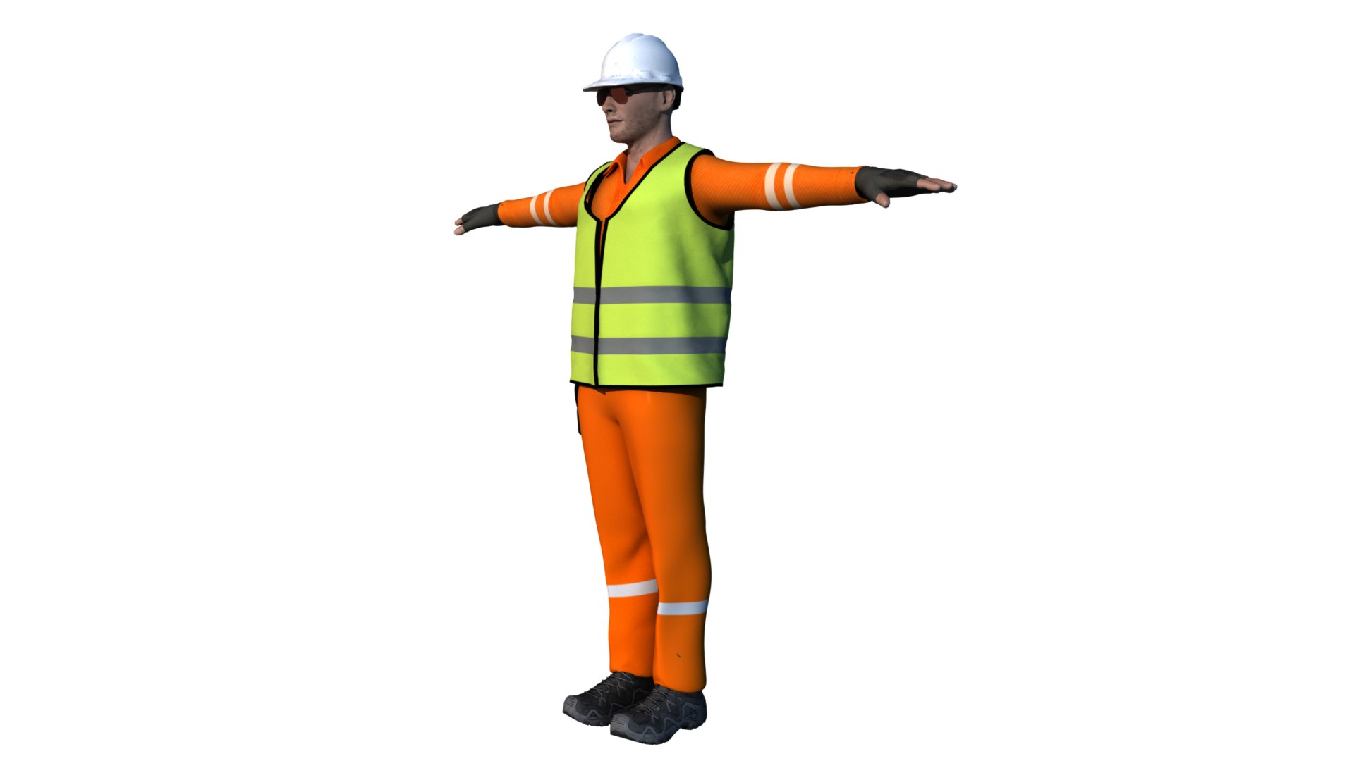 Worker Construction Engineer 3D Model - TurboSquid 2184760