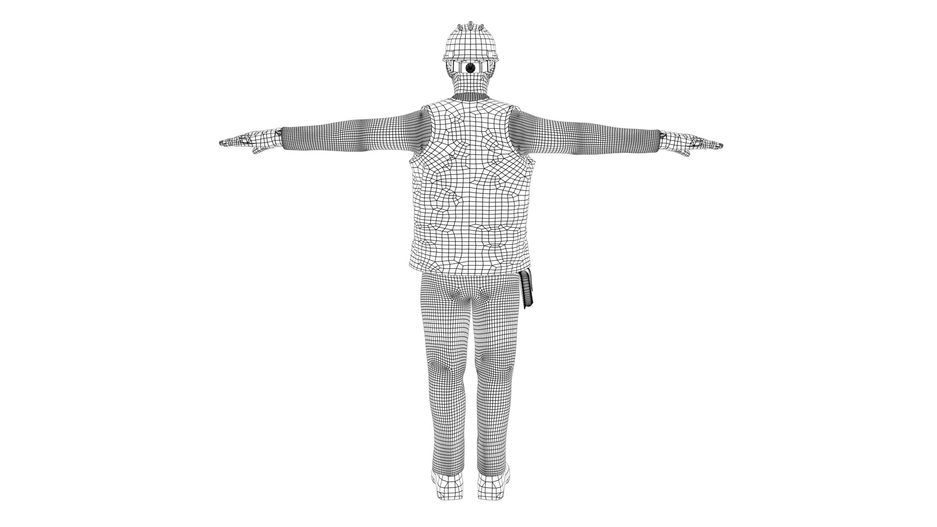 Worker Construction Engineer 3D Model - TurboSquid 2184760