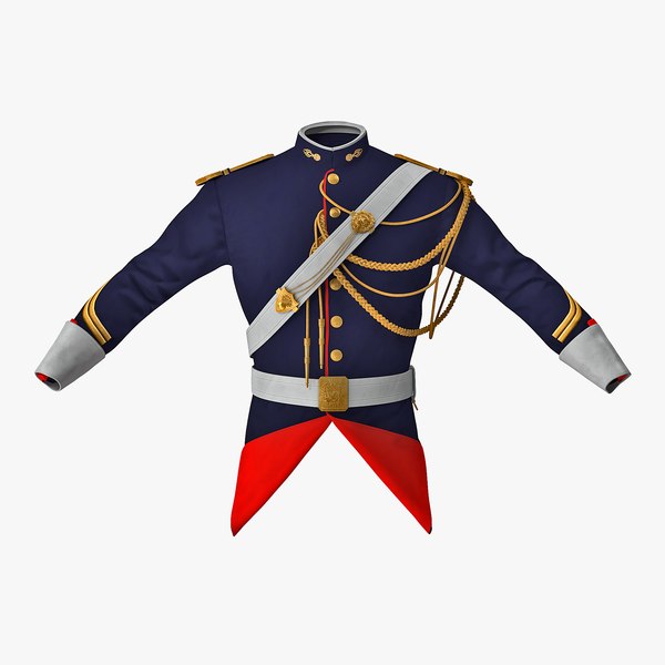 3D french cuirassier officers uniform - TurboSquid 1190152