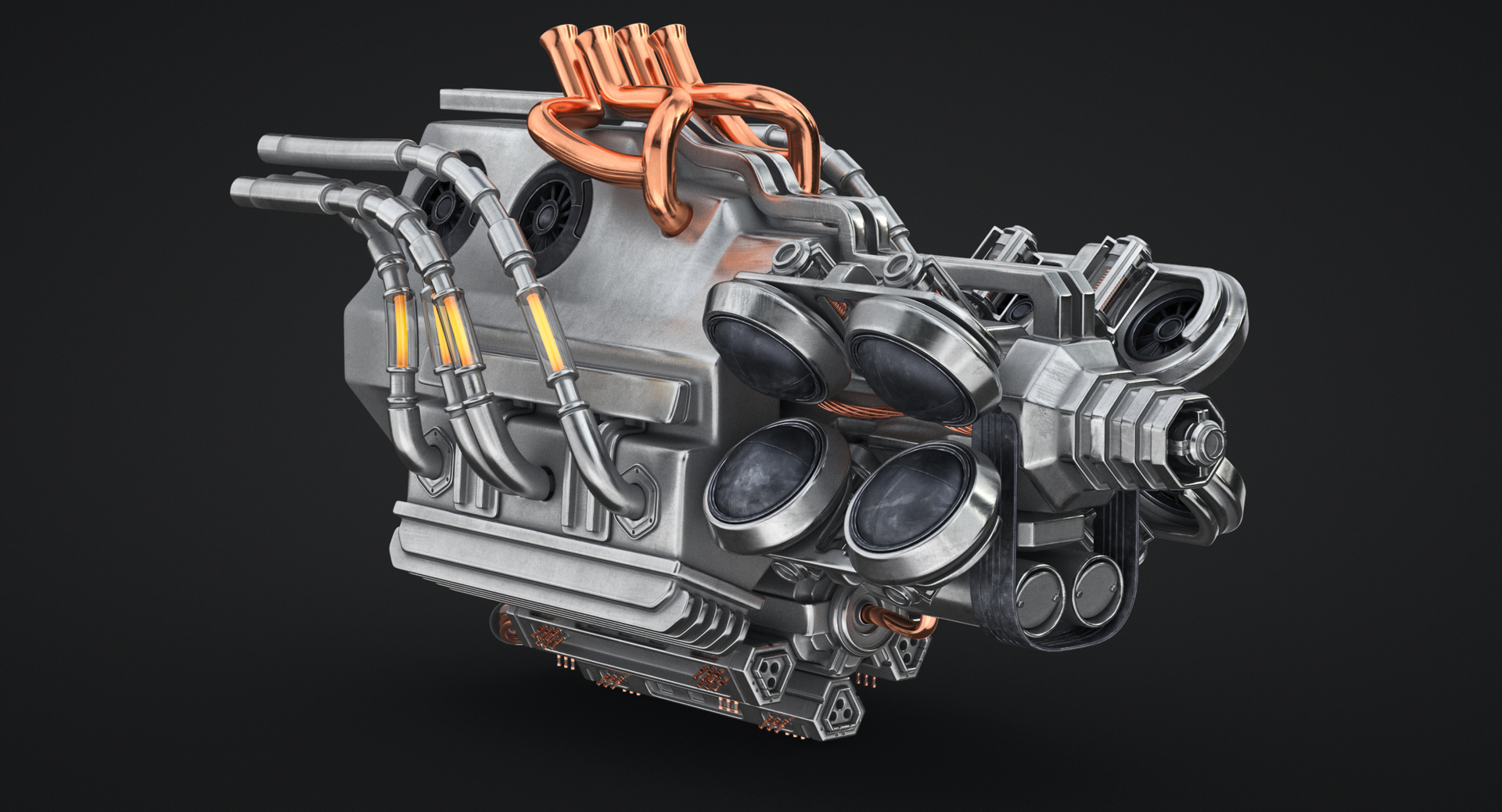 3D sci-fi engine 2 - TurboSquid 1225044