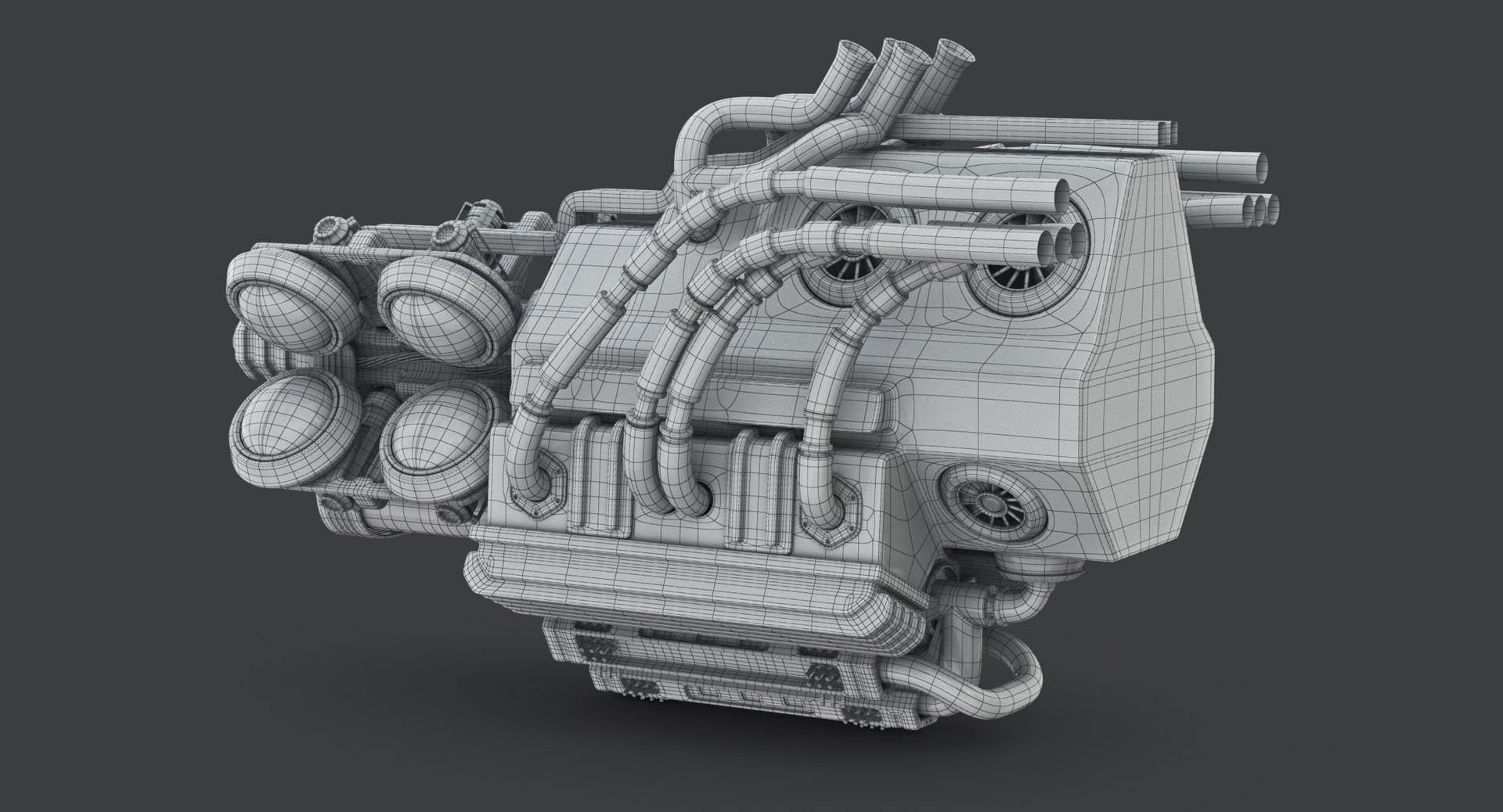3D sci-fi engine 2 - TurboSquid 1225044
