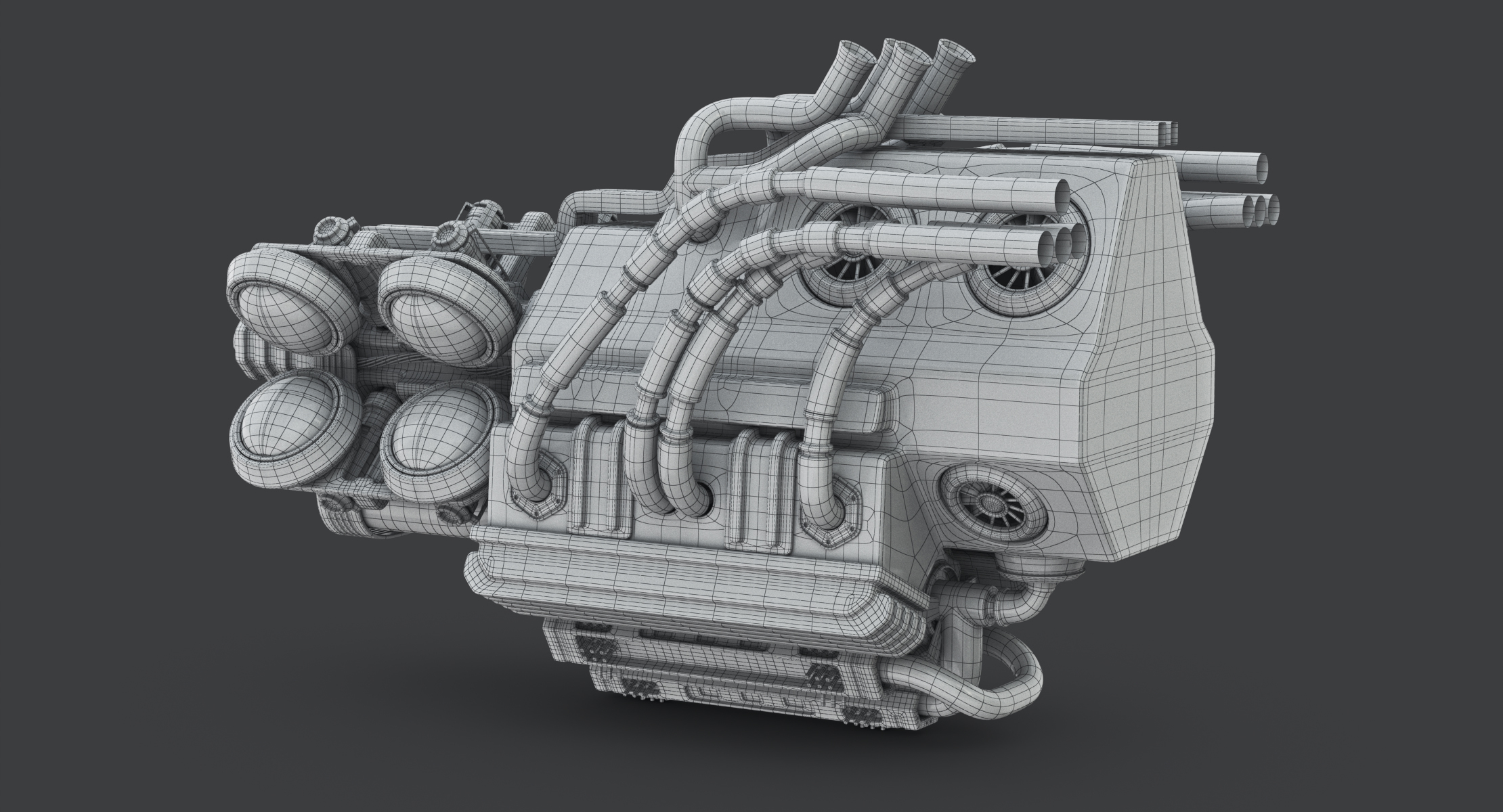 3D sci-fi engine 2 - TurboSquid 1225044