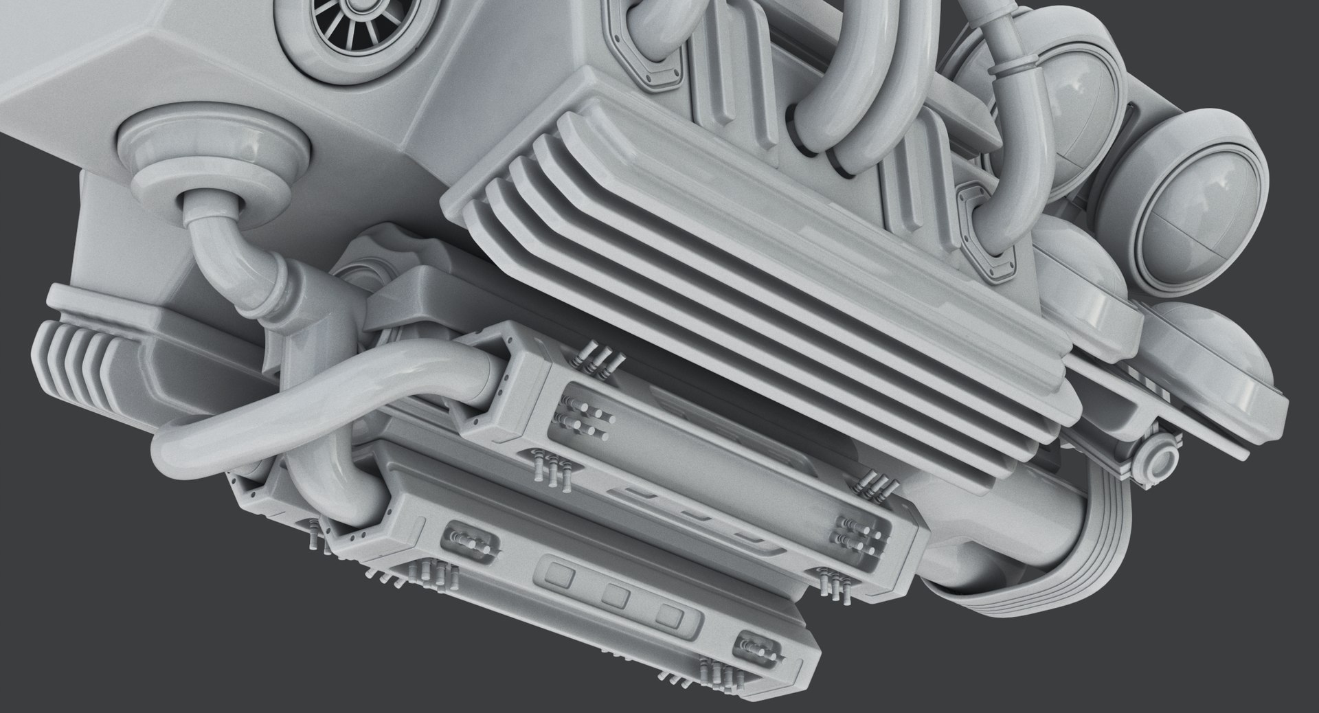 3D sci-fi engine 2 - TurboSquid 1225044