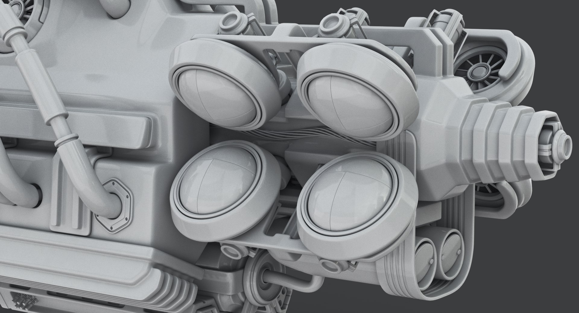 3D sci-fi engine 2 - TurboSquid 1225044