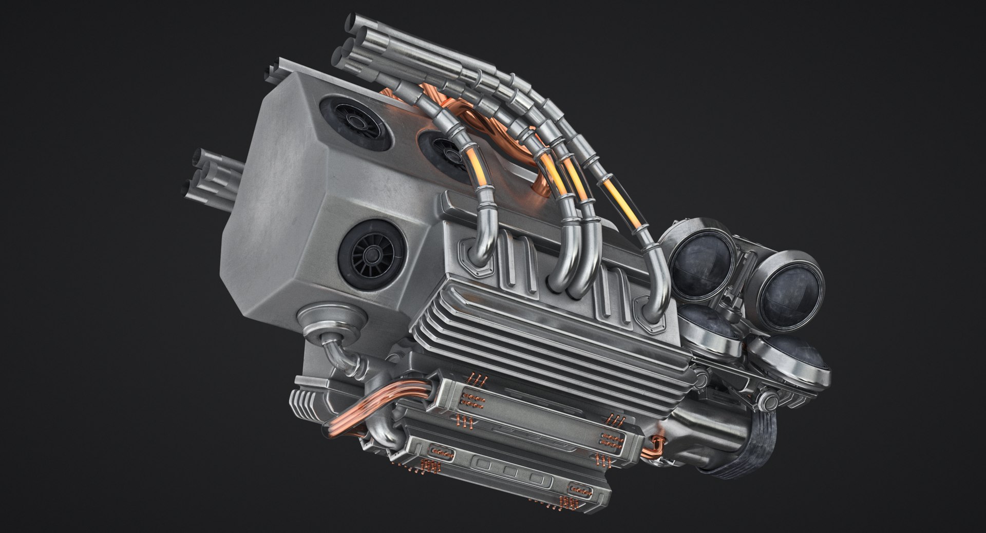 3D sci-fi engine 2 - TurboSquid 1225044