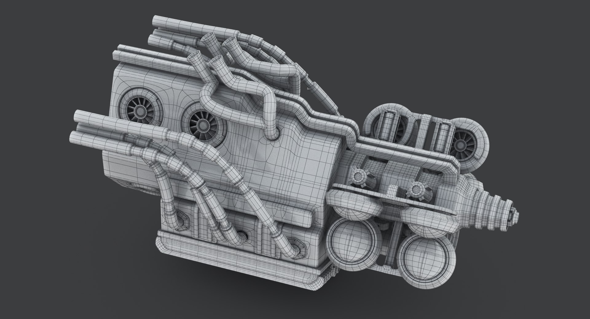 3D sci-fi engine 2 - TurboSquid 1225044