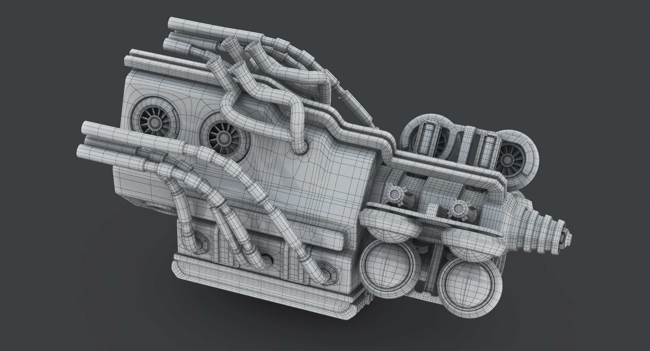 3D sci-fi engine 2 - TurboSquid 1225044