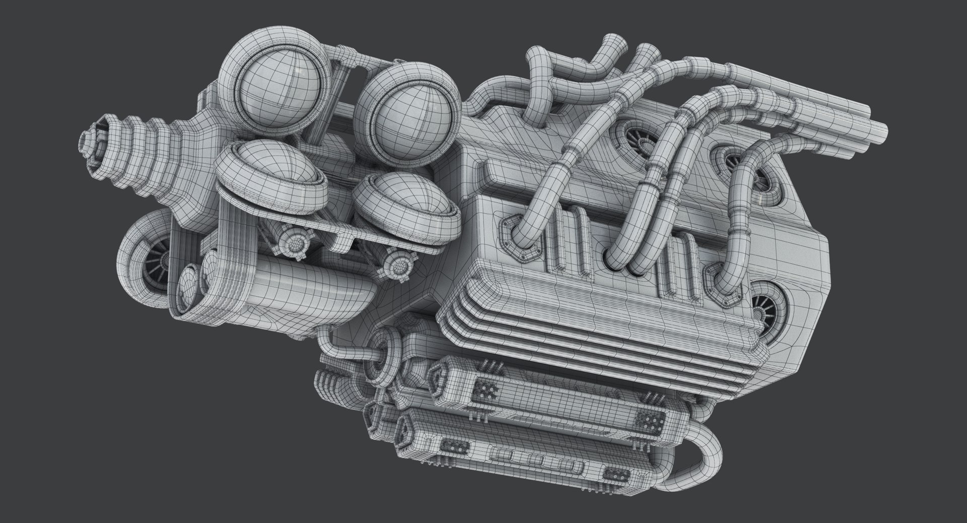 3D sci-fi engine 2 - TurboSquid 1225044