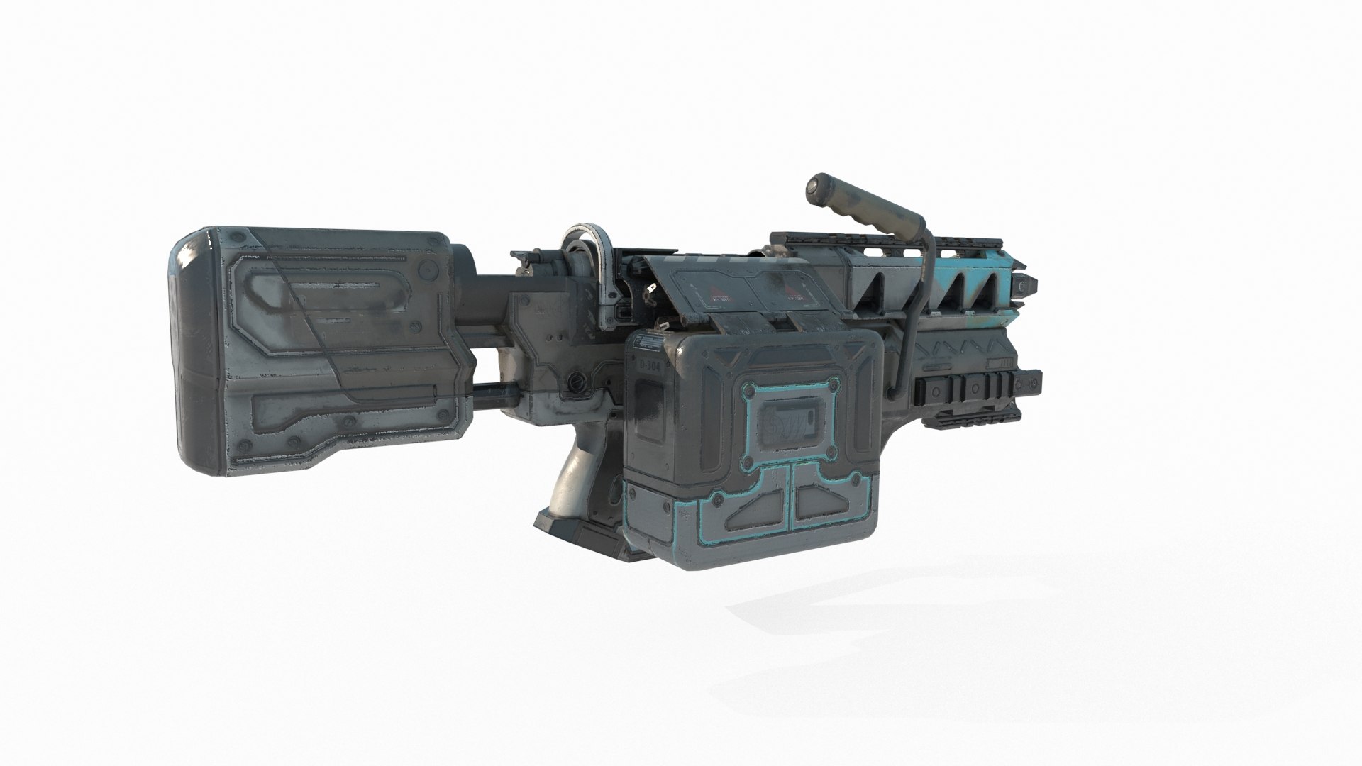 3D Science Fiction Howitzer - TurboSquid 2296913