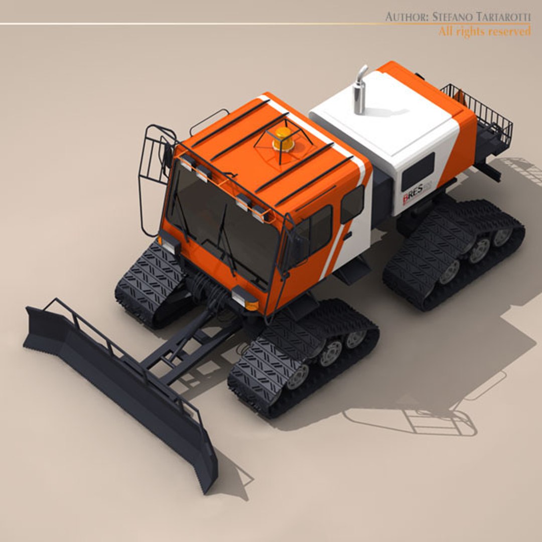 3d Model Snow Cat