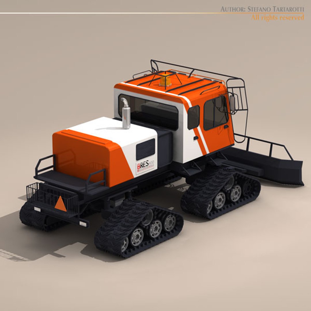 3d Model Snow Cat