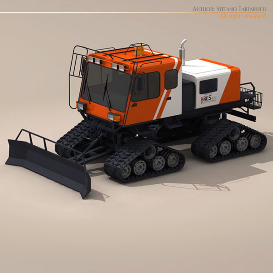 3d Model Snow Cat