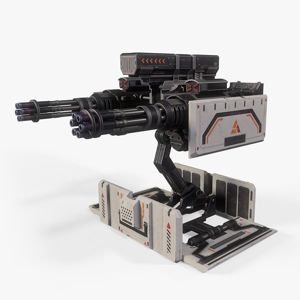 Sci Fi Turret 3D 모델 - TurboSquid 1980462