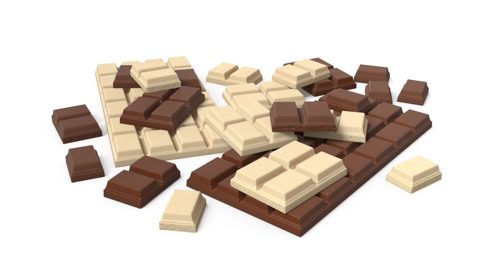 Chocolate sweet candy model - TurboSquid 1508389