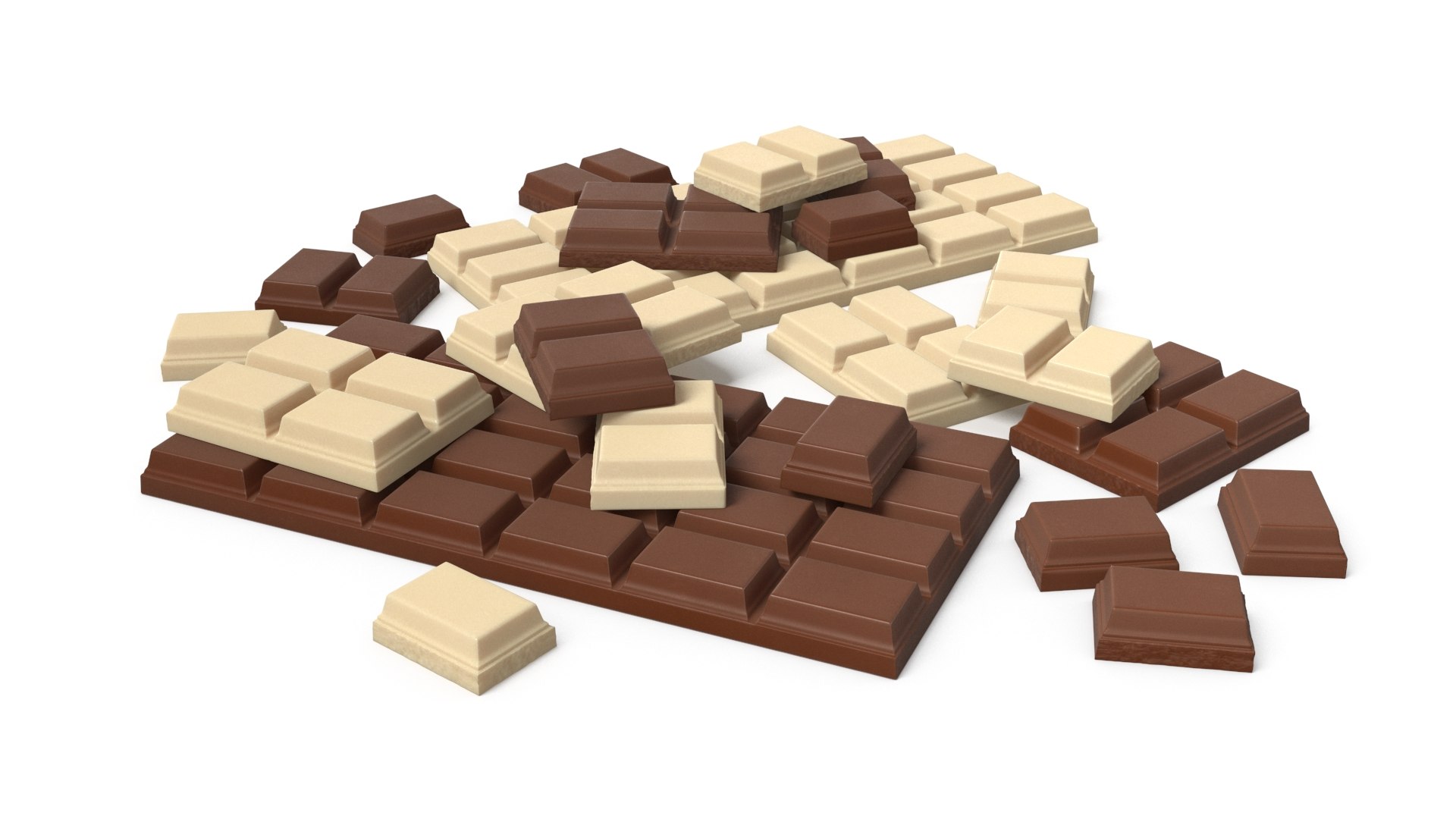 Chocolate sweet candy model - TurboSquid 1508389
