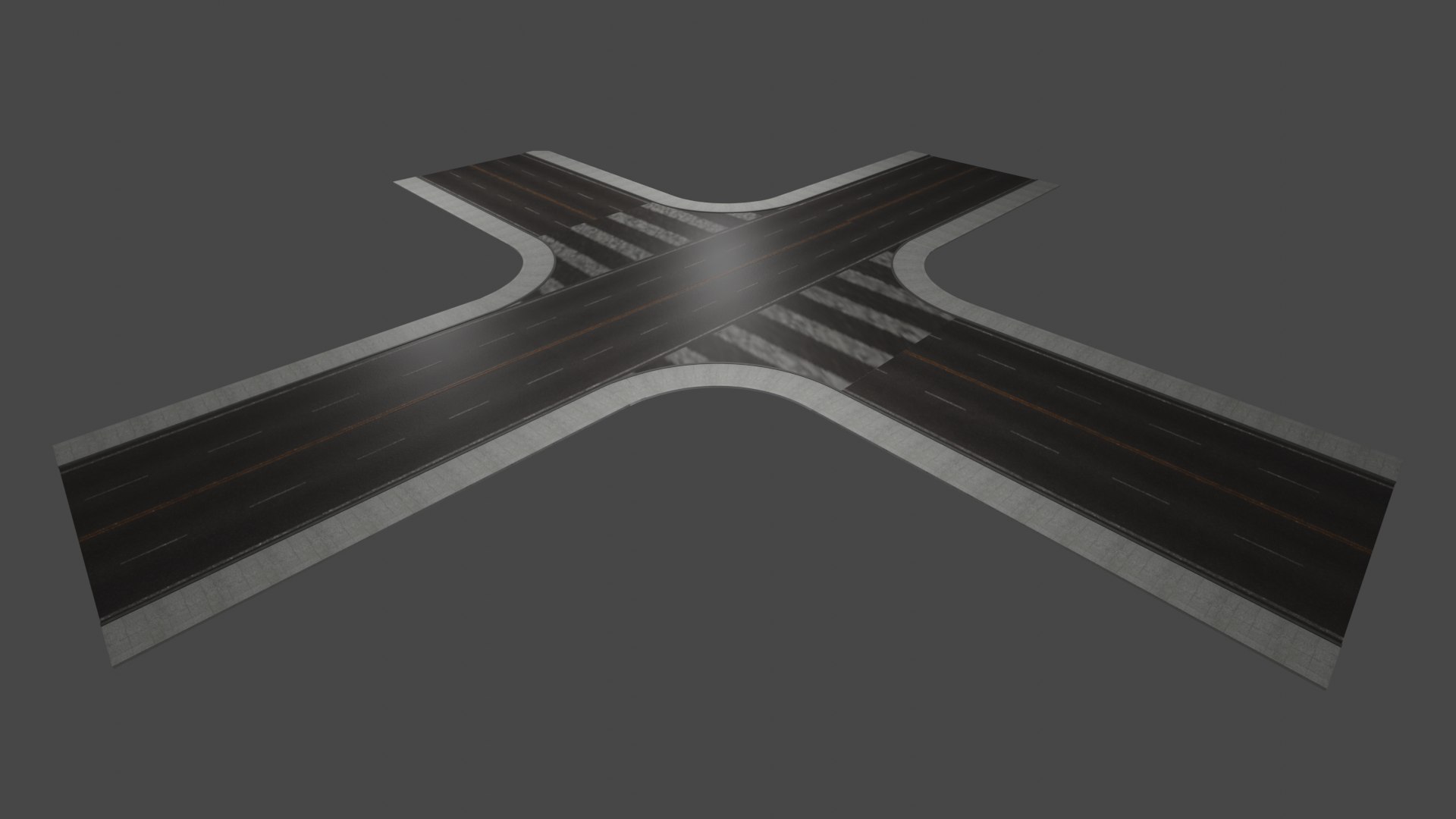 3D Model Modular Roads And Streets Collection - TurboSquid 1855824