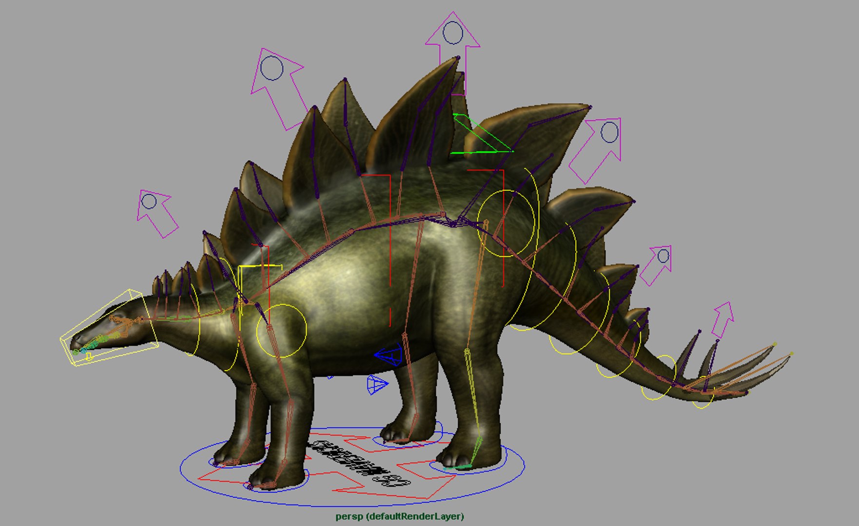3d Stegosaurus