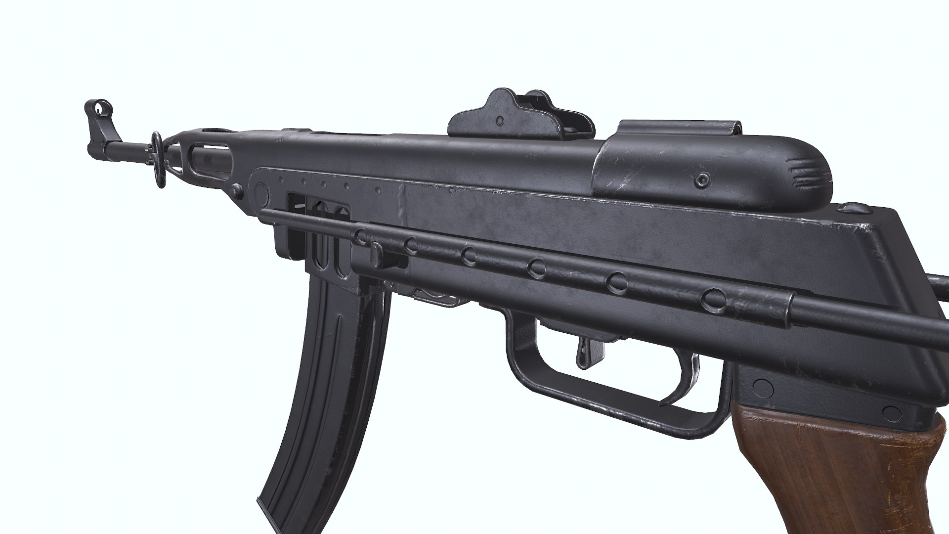 3D K50M North Vietnamese SMG Low-poly PBR Model - TurboSquid 2085900