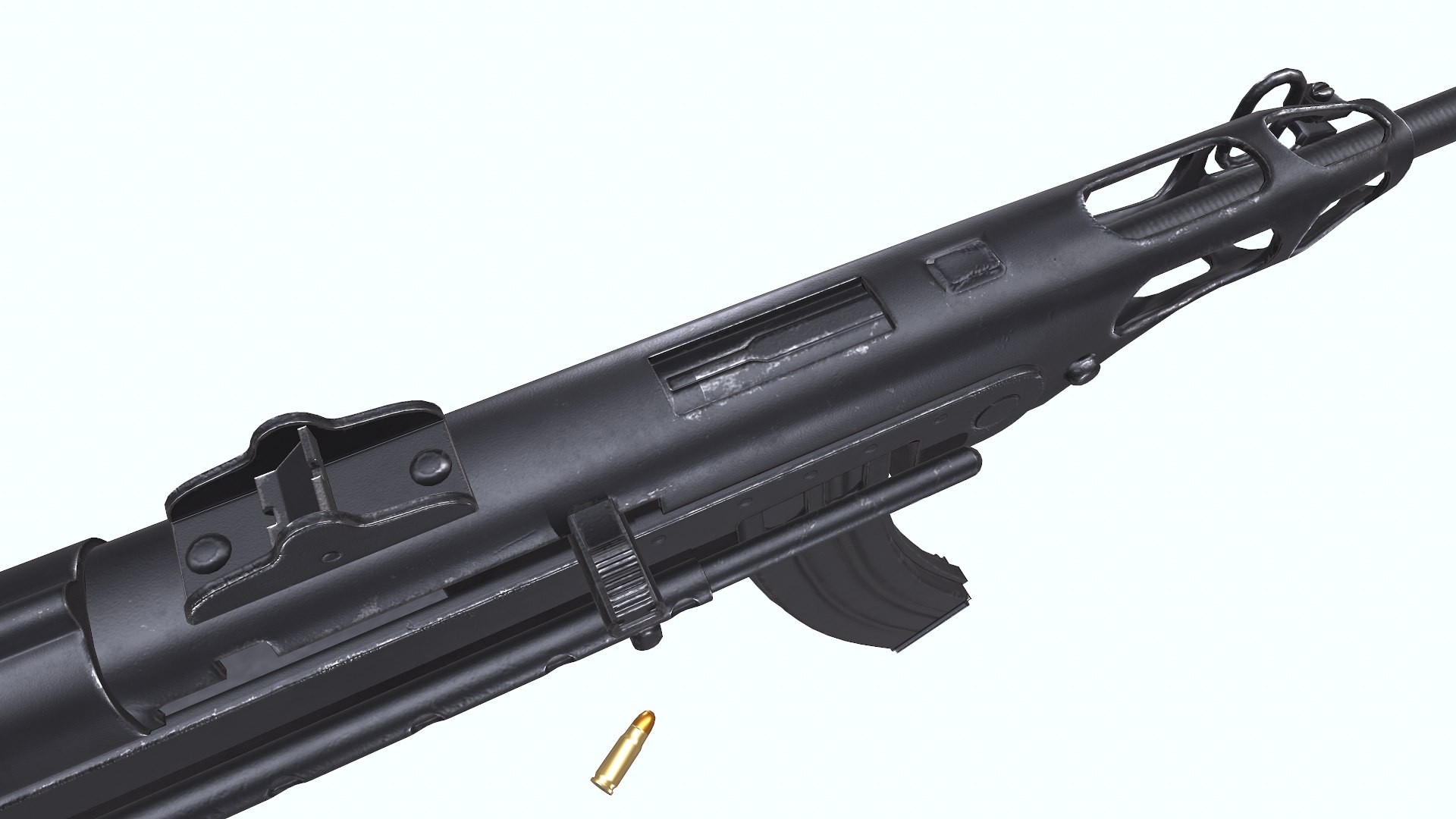 3D K50M North Vietnamese SMG Low-poly PBR Model - TurboSquid 2085900