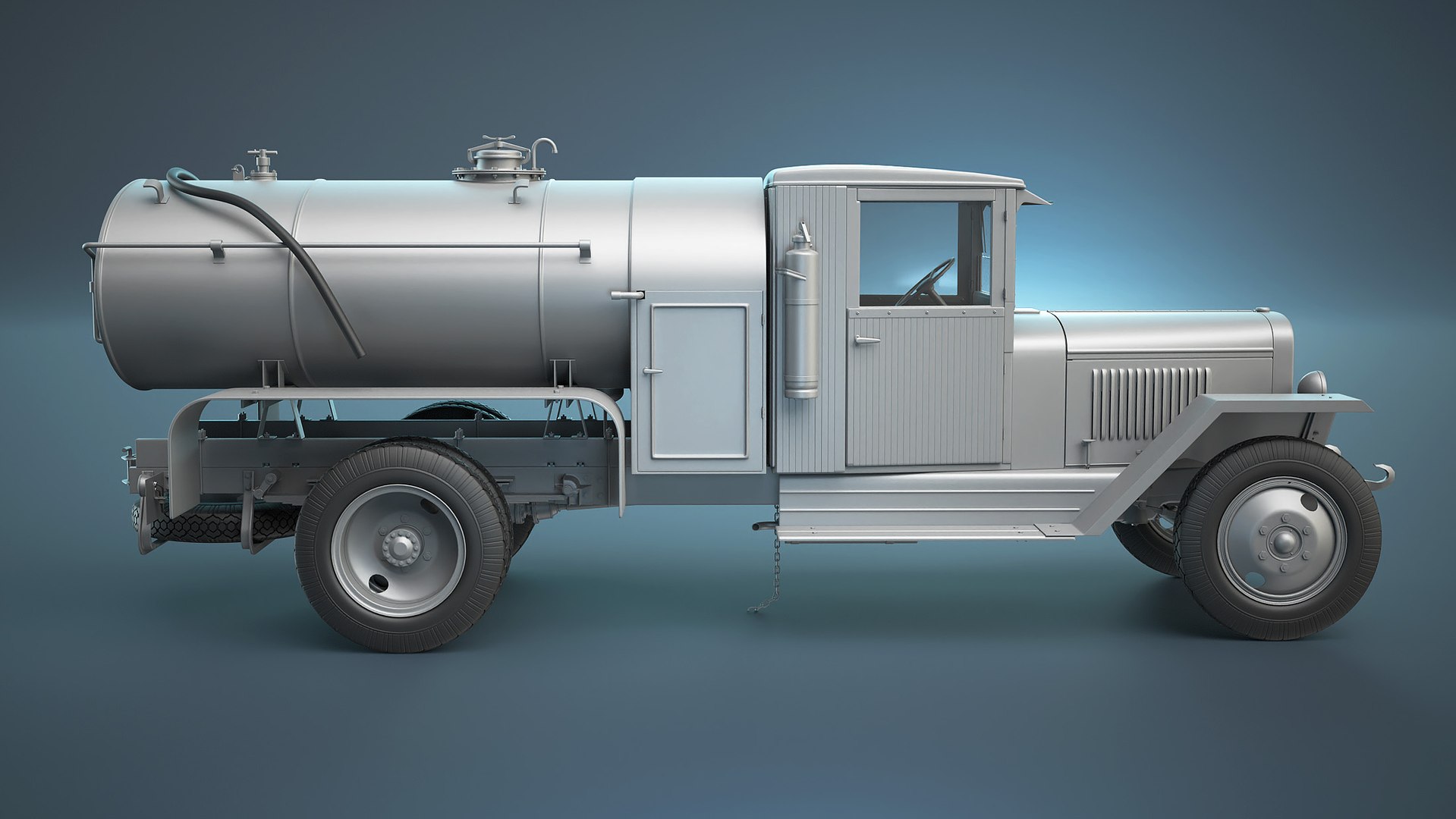 3D ZIS-5 Fuel Tank High-Poly model - TurboSquid 2170638