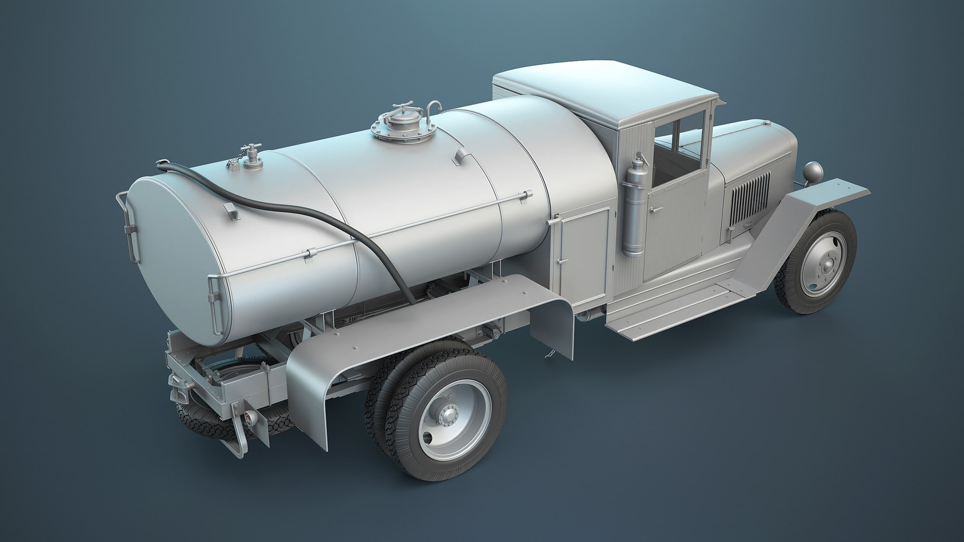 3D ZIS-5 Fuel Tank High-Poly model - TurboSquid 2170638