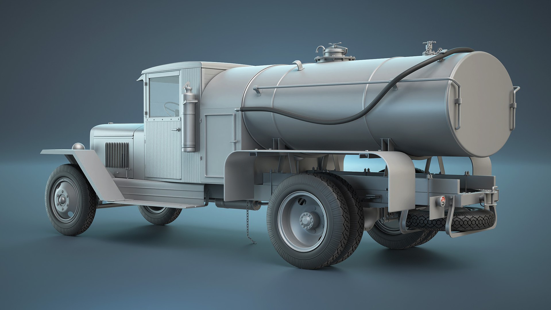 3D ZIS-5 Fuel Tank High-Poly model - TurboSquid 2170638
