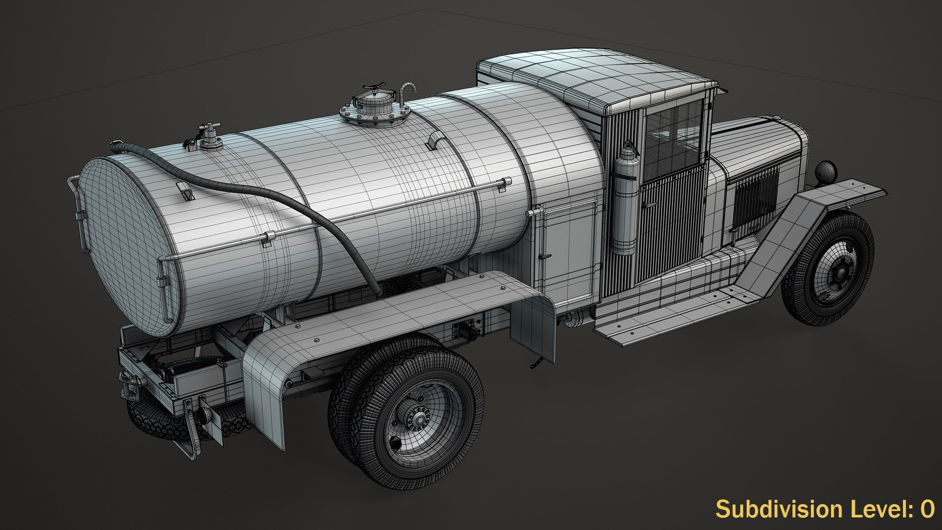 3D ZIS-5 Fuel Tank High-Poly model - TurboSquid 2170638