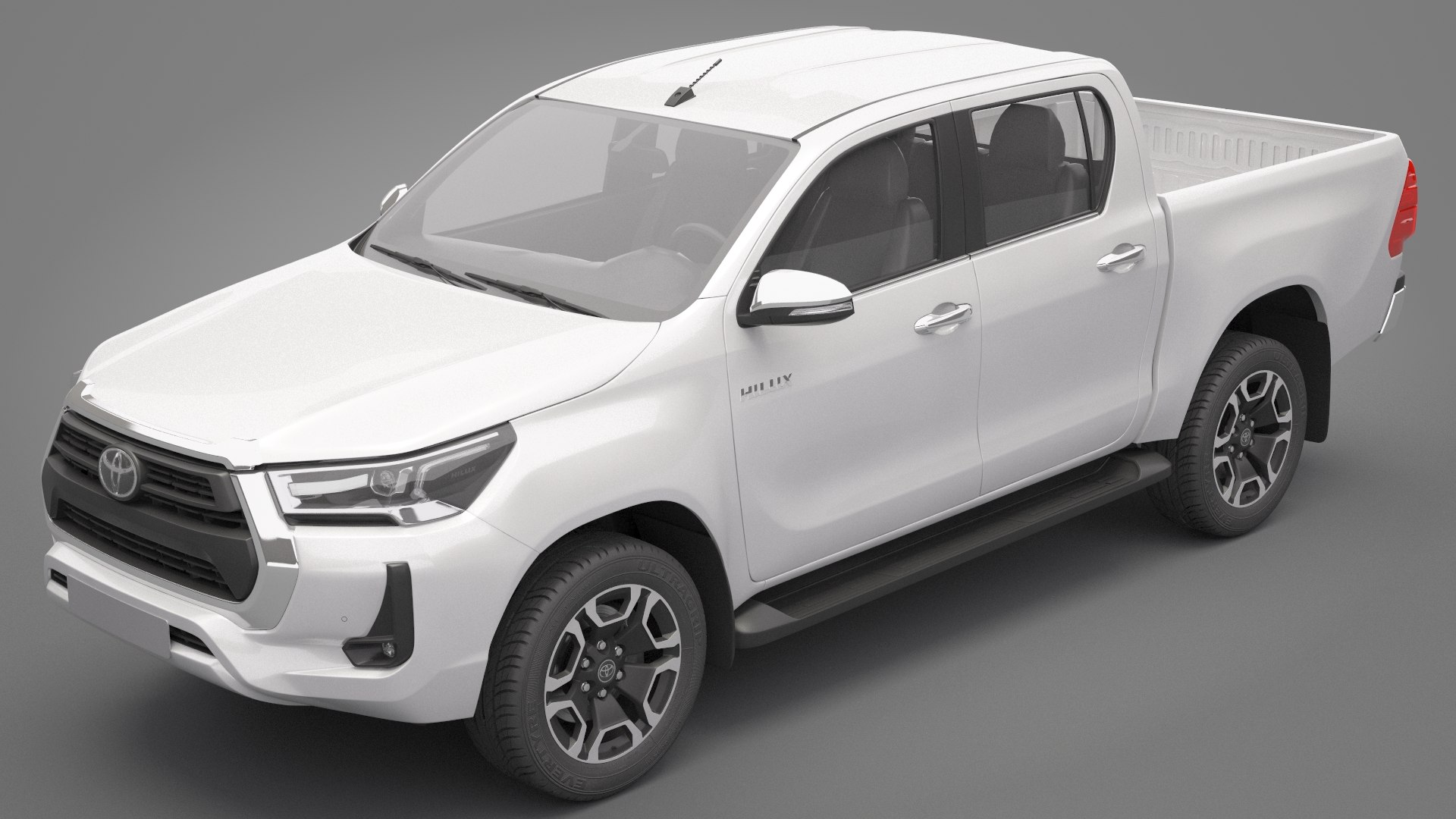 3D 2021 Toyota Hilux Double Cab Model - TurboSquid 2411934