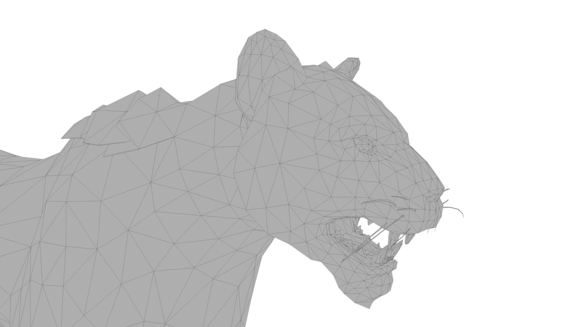 3D Lioness Model - TurboSquid 2010389