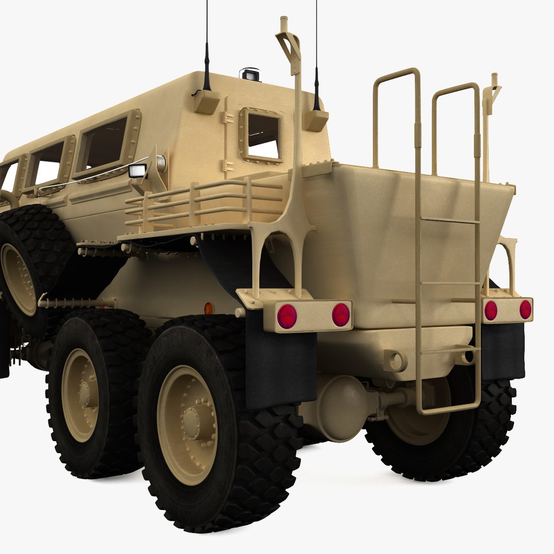 buffalo protected vehicle c4d