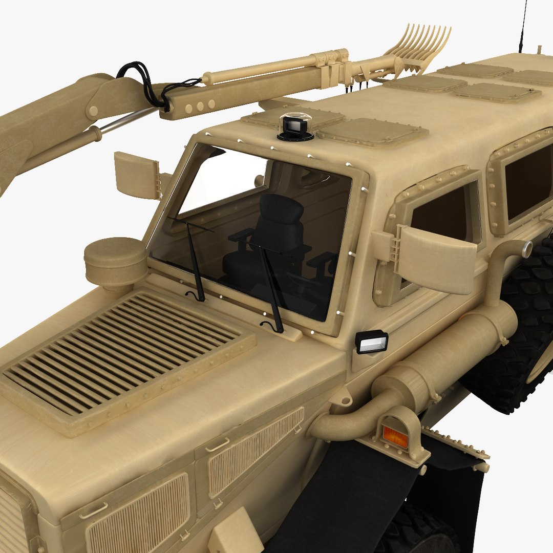 buffalo protected vehicle c4d