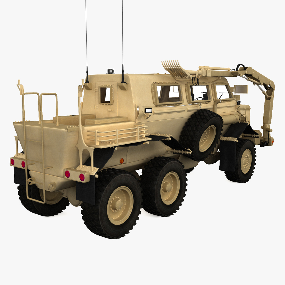 buffalo protected vehicle c4d
