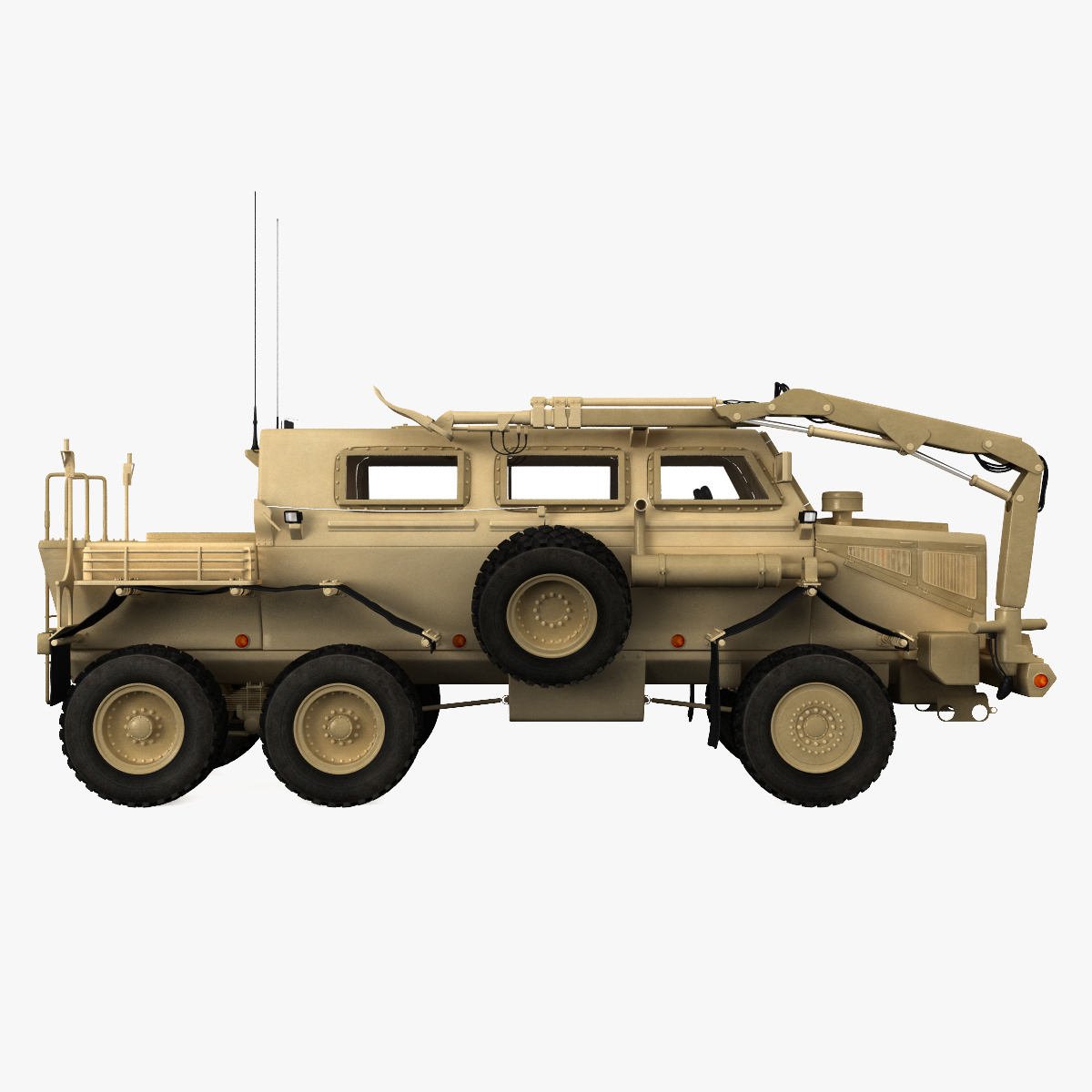 buffalo protected vehicle c4d