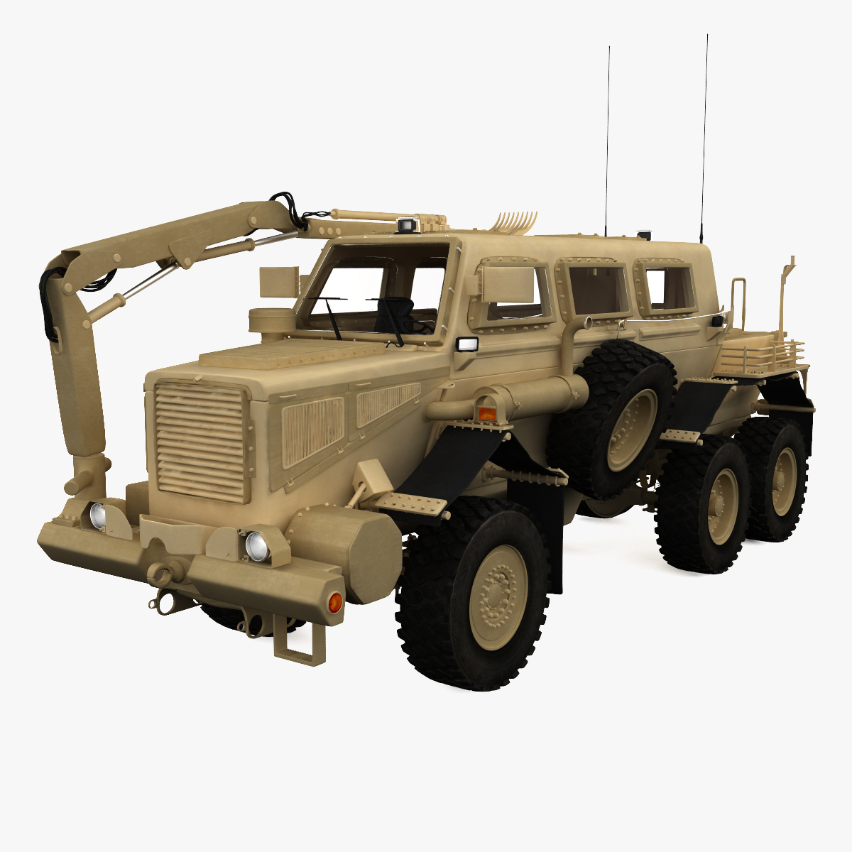 buffalo protected vehicle c4d