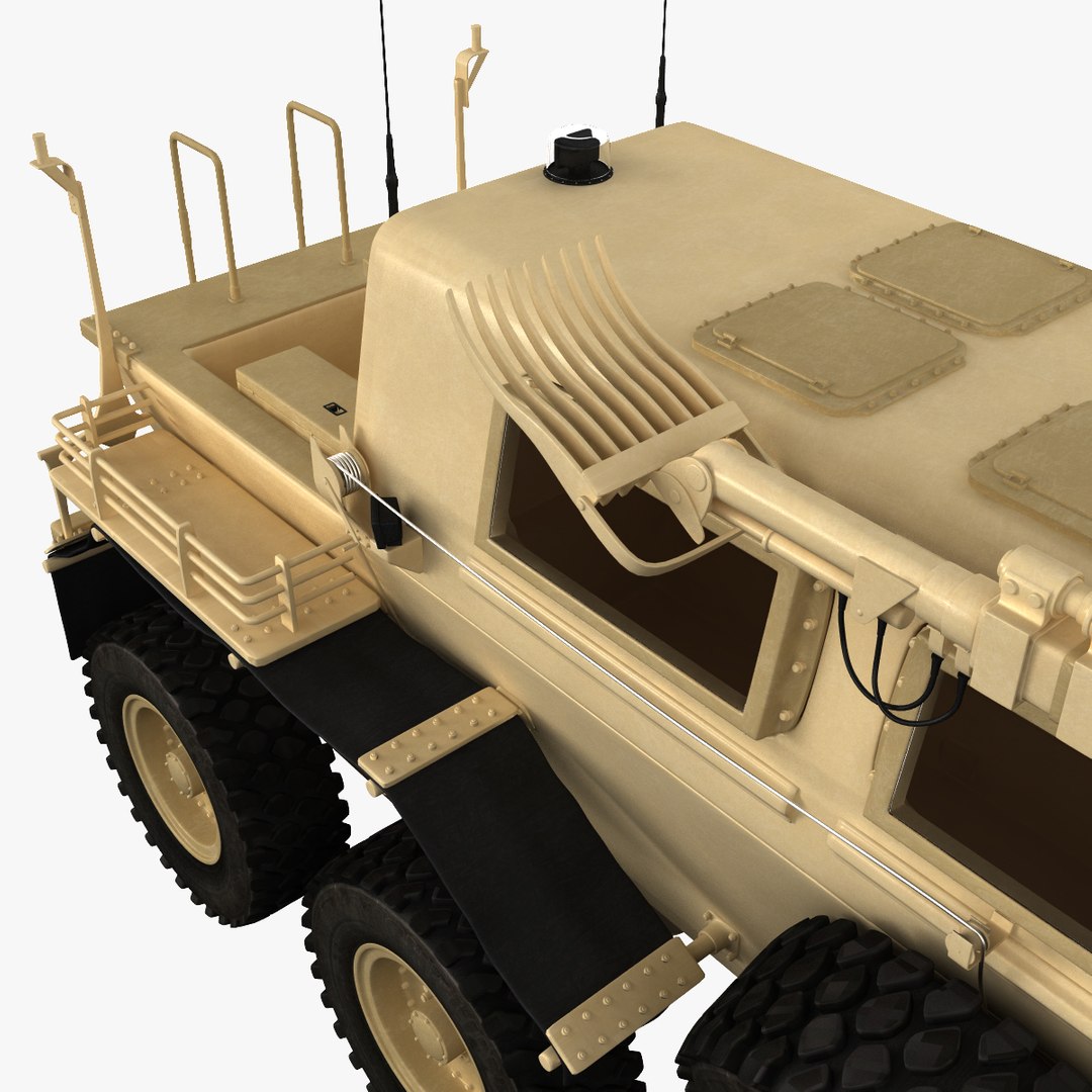 buffalo protected vehicle c4d