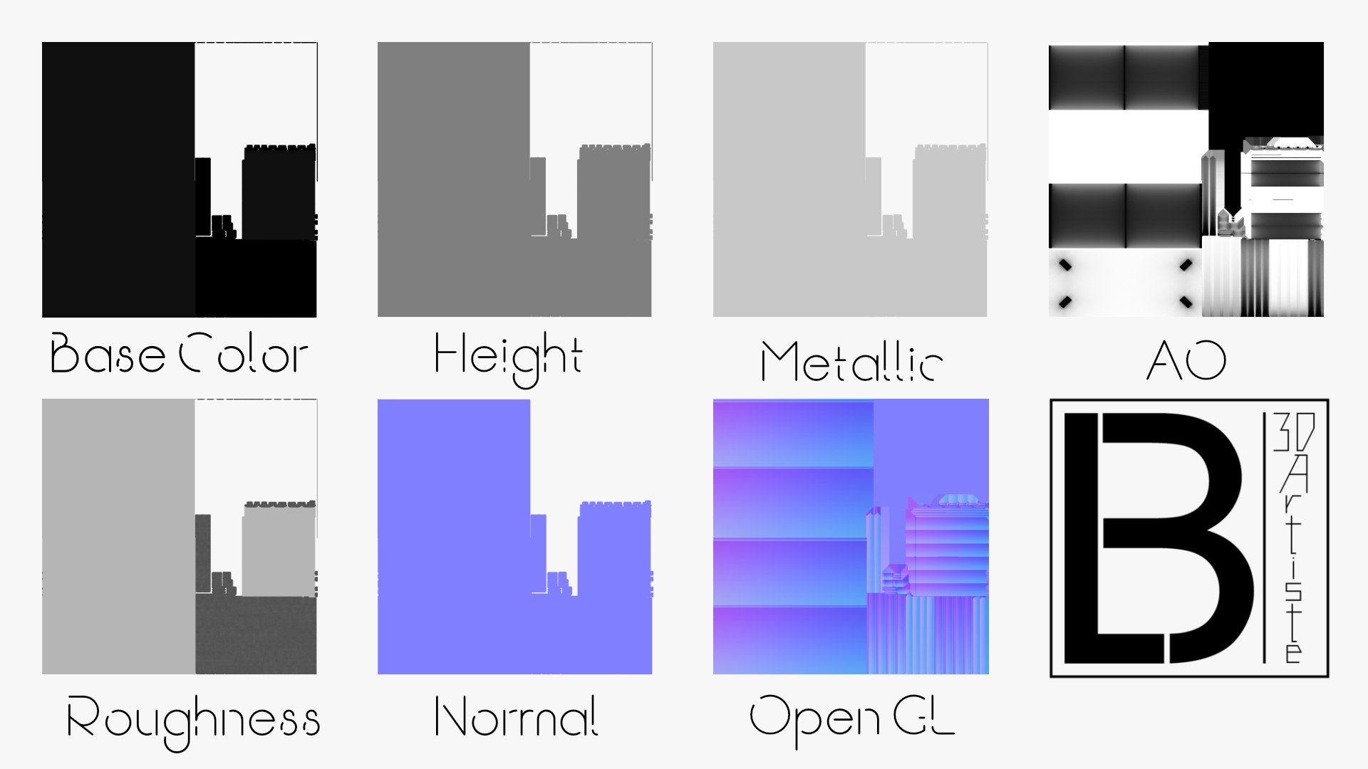 3D RIVIERA Dark Chene Desk With Black Metal Model - TurboSquid 2069917