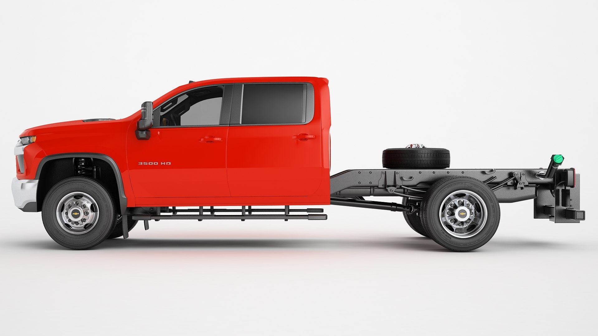 3D Chevrolet Silverado 3500 HD 2021 Chassis 01 Model - TurboSquid 1782348