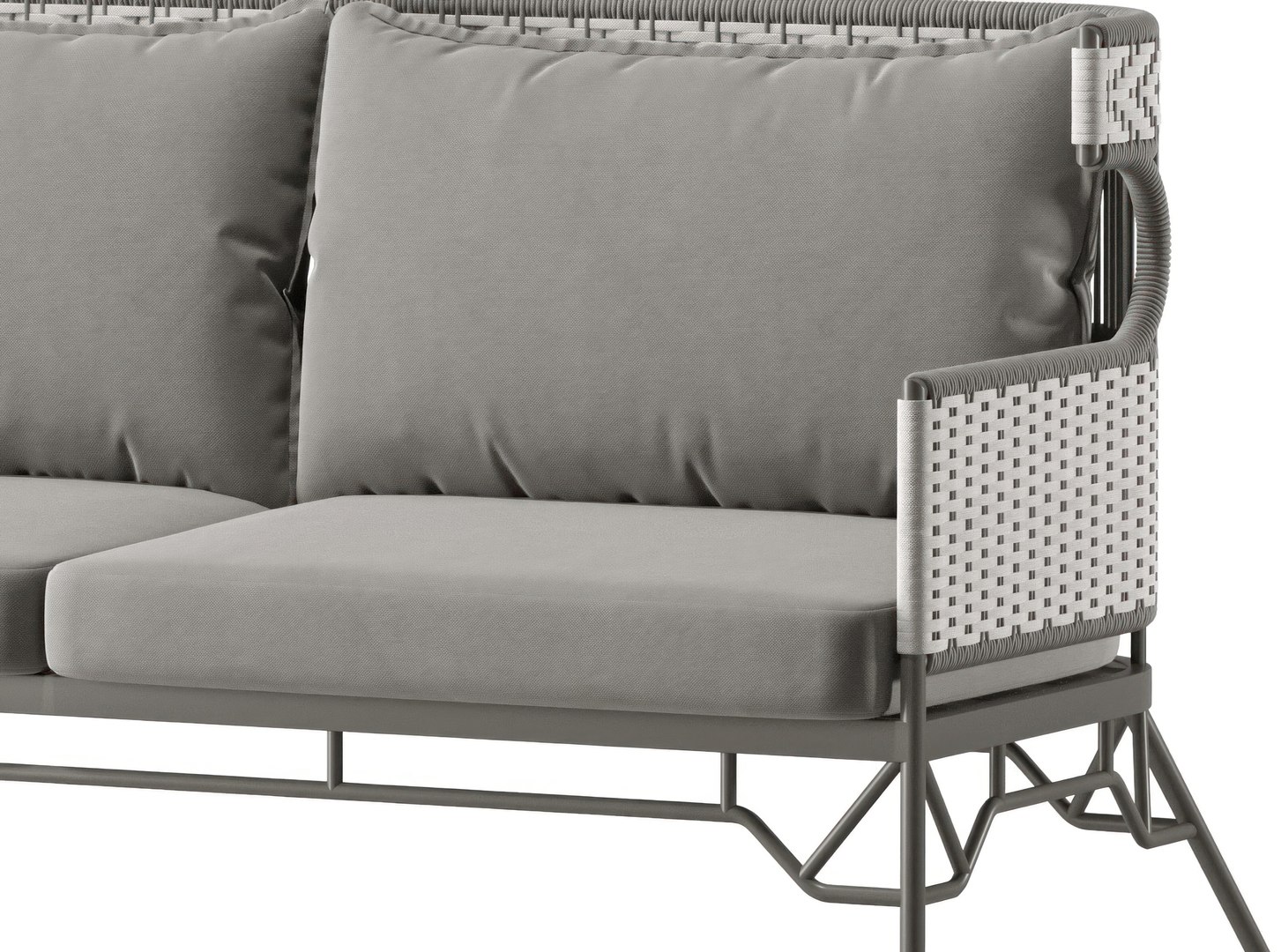 3D Sette Garden Raven Sofa - TurboSquid 2132610