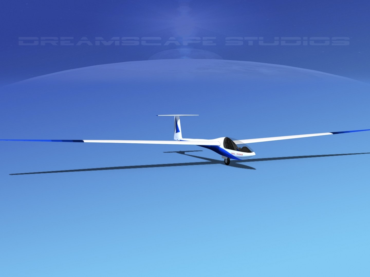 Dg-200 Sailplane 3D - TurboSquid 1212681