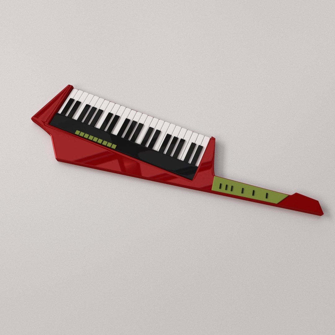 3D Keytar Model - TurboSquid 1291475