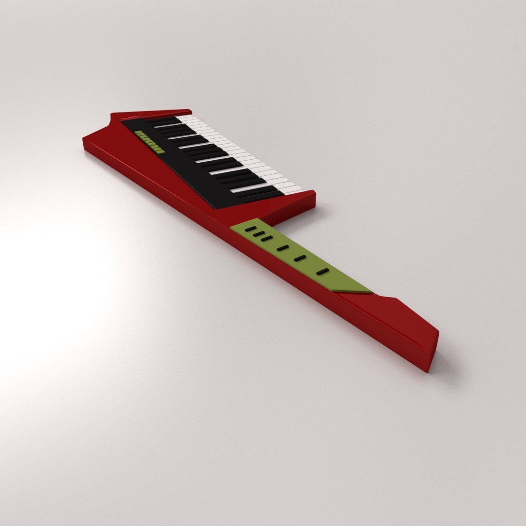 3D Keytar Model - TurboSquid 1291475